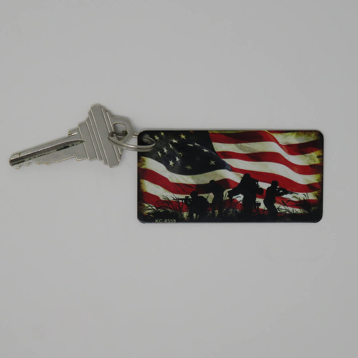 American Flag Soldiers Key Chain – MCE Designs LLC
